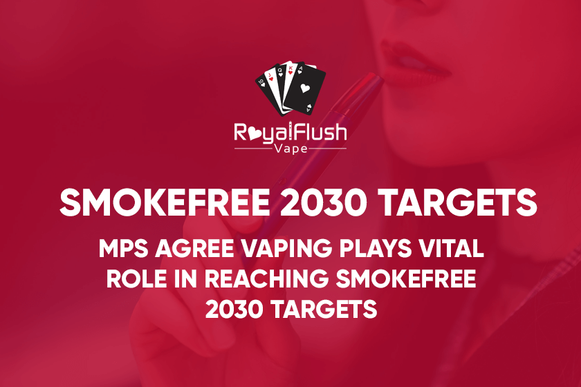 MPs Agree Vaping Vital for Smokefree Targets – Royal Flush Vape