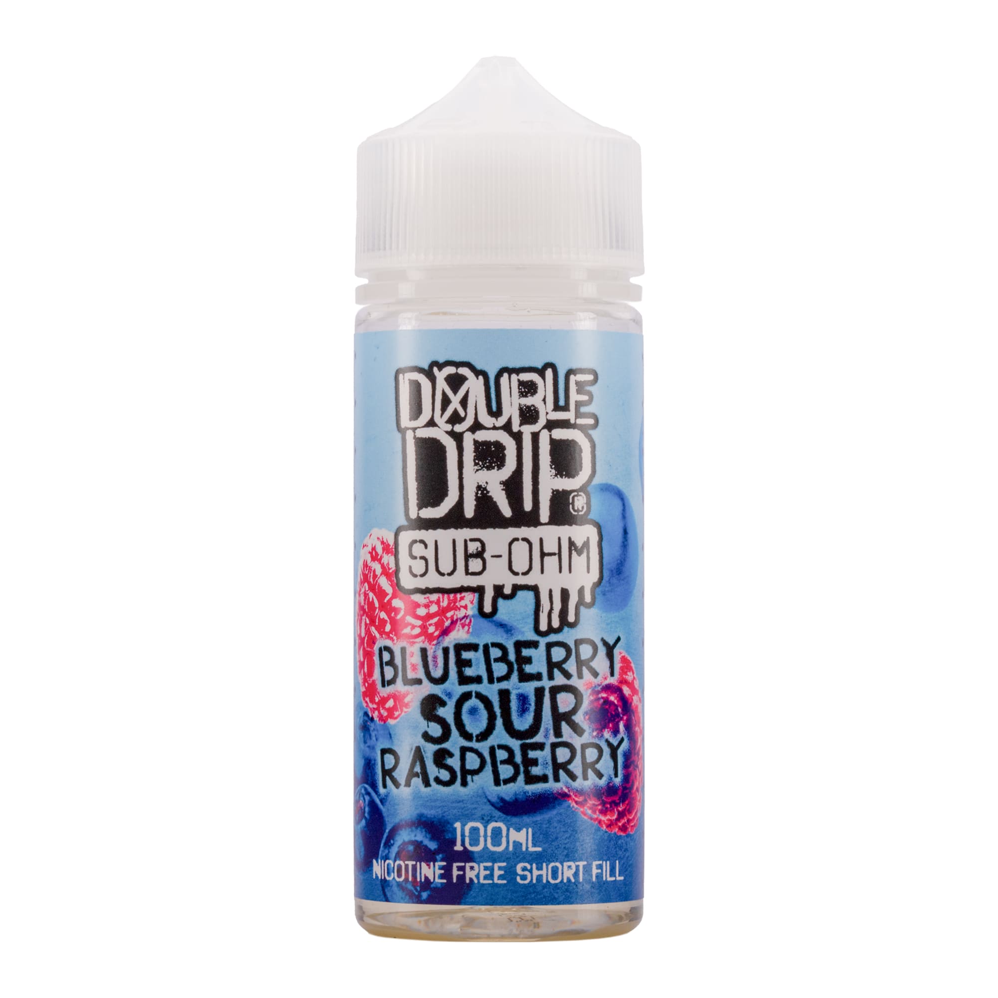 Blueberry Sour Raspberry 100ml Shortfill by Double Drip | Royal Flush Vape