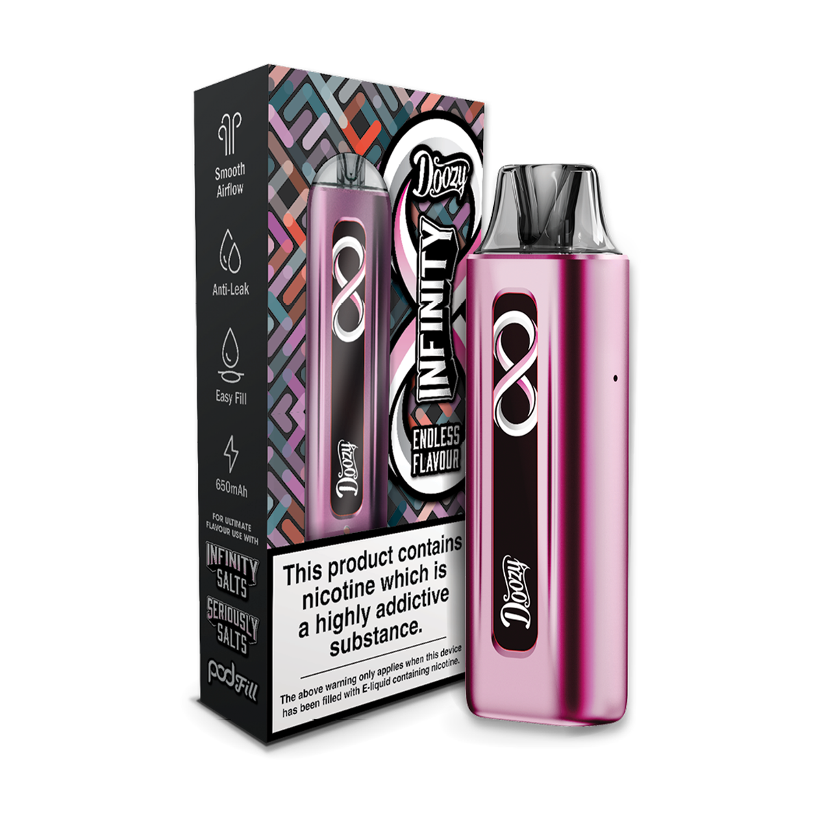 Doozy Infinity Kit | Vape Kits with Replacement Pods – Royal Flush Vape
