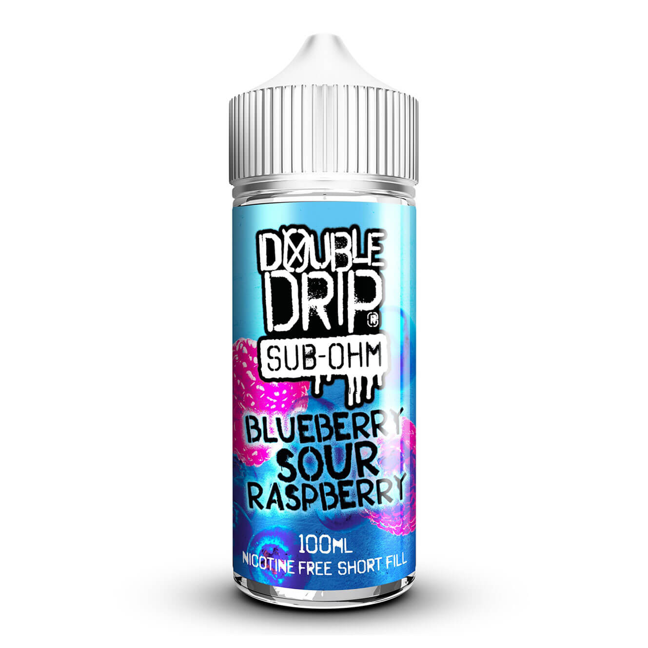 Blueberry Sour Raspberry 100ml Shortfill by Double Drip | Royal Flush Vape
