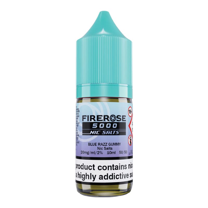 Firerose 5000 Blue Razz Gummy Nic Salt E-Liquid by Eluxtech | Royal ...