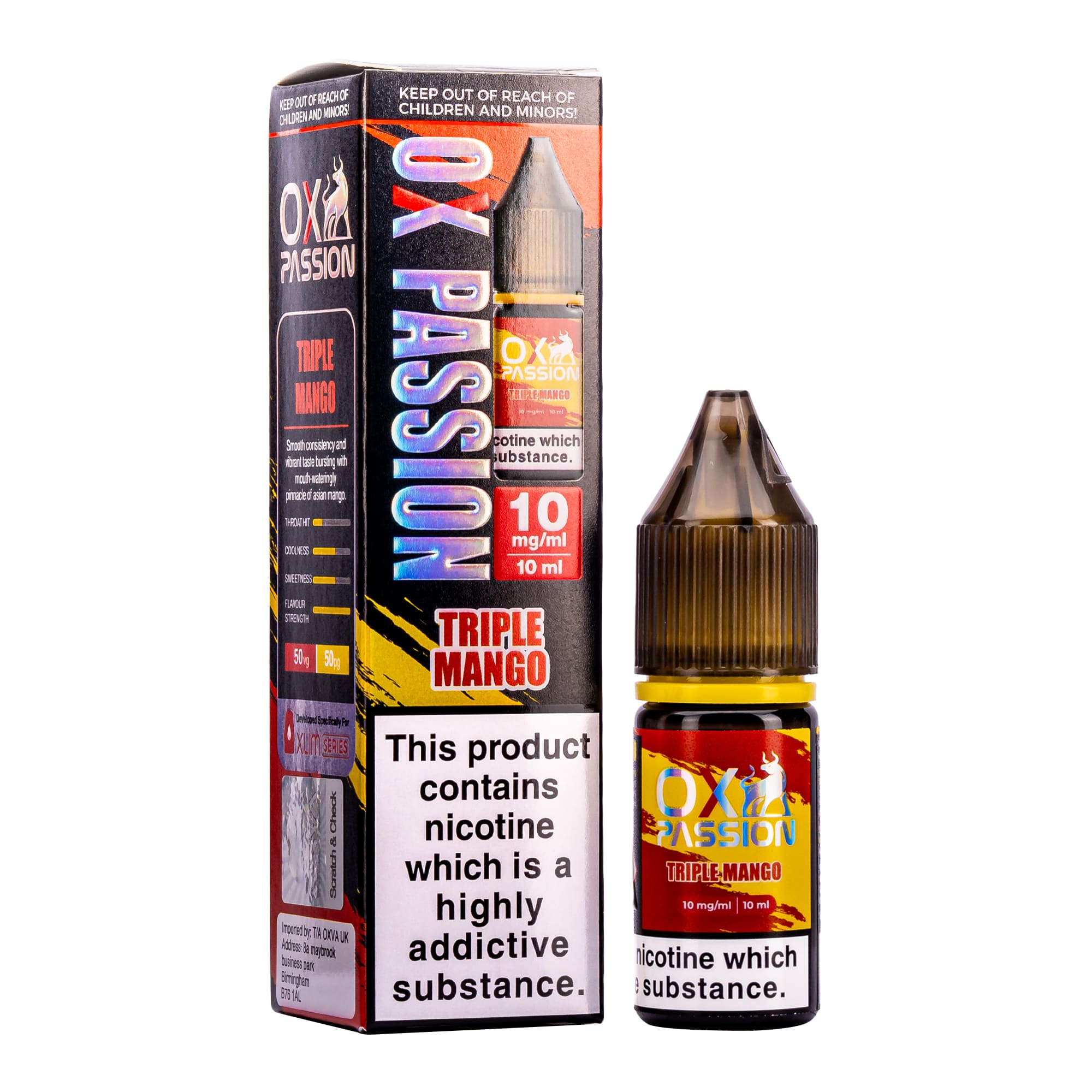 Oxva Ox Passion Mango Nic Salt E-Liquid | 4 For £10