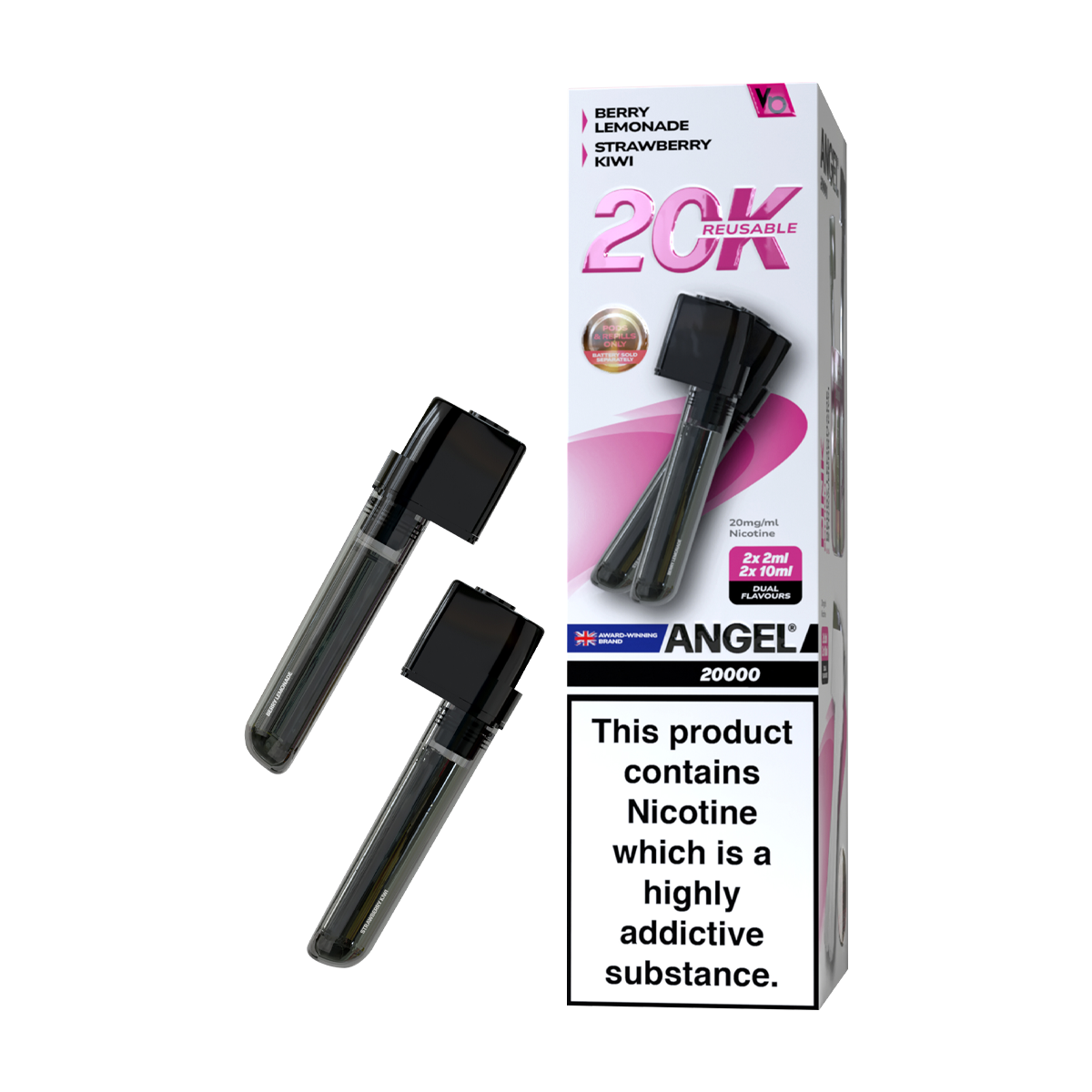 Pink Edition Vapes Bars Angel 20k Refill Pack – Royal Flush Vape