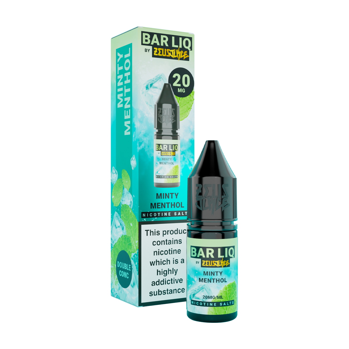 Minty Menthol Zeus Juice Bar Liq Nic Salt – Royal Flush Vape