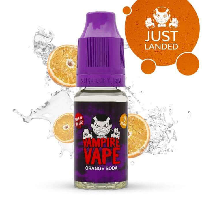 Orange Soda by Vampire Vape | Any 4 for £12 | Royal Flush Vape