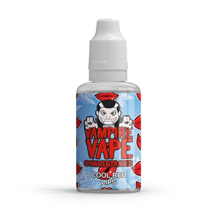 Red Lips Concentrate by Vampire Vape 30ml. Sweet cherries and berries